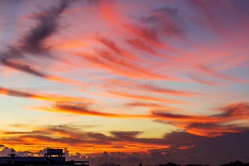 Magic Unreal Colorful Sky at Sunrise Stock Photo - Image of fantastic ...