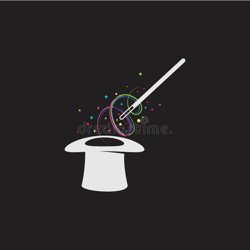 Magic Vector Icon Illustration Stock Vector - Illustration of mystery ...