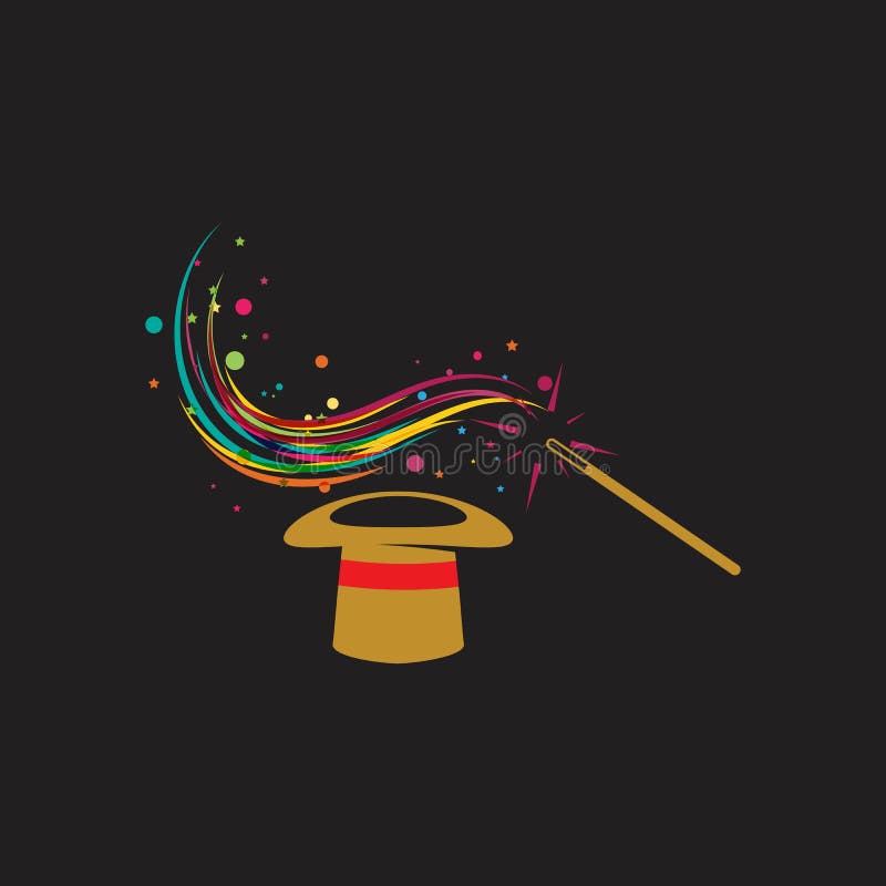 Magic Vector Icon Illustration Stock Vector - Illustration of swirl ...