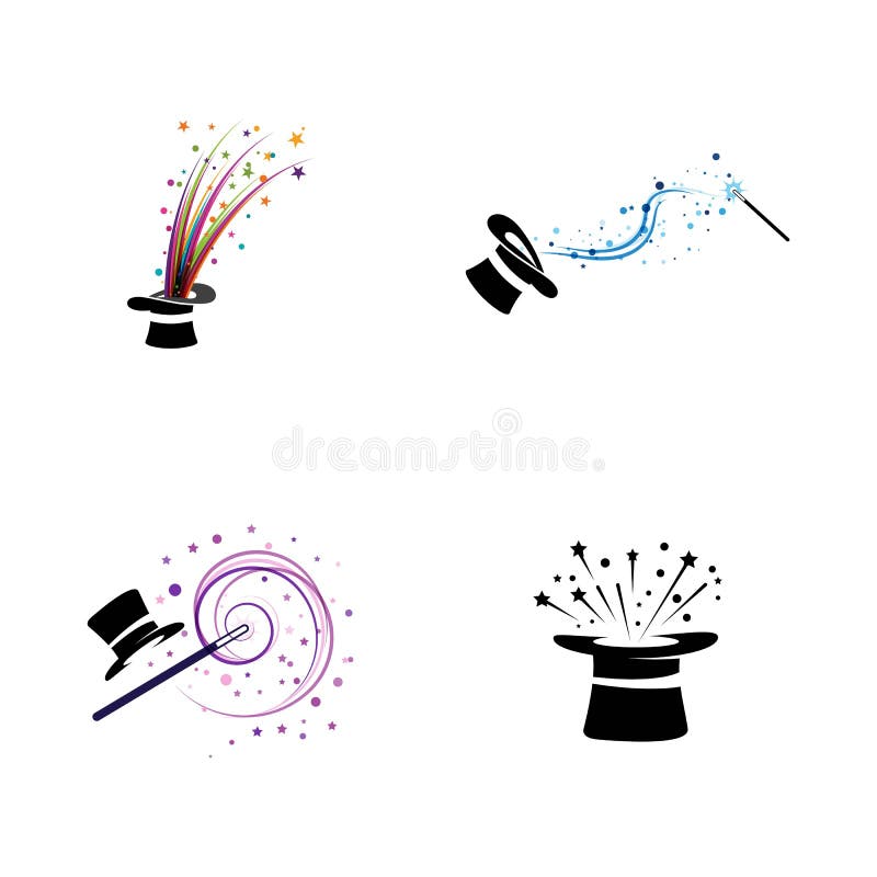Magic Vector Icon Illustration Stock Vector - Illustration of parade ...