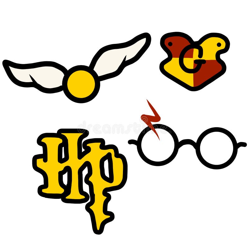 Harry Potter Stickers Stock Illustrations – 33 Harry Potter Stickers ...