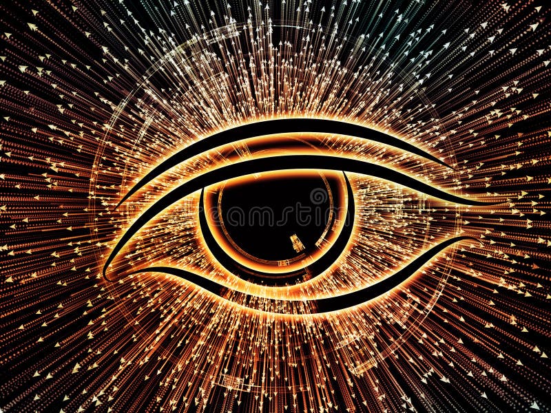 Magic of Visual Information Stock Illustration - Illustration of ...