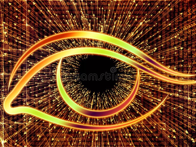 Magic of Visual Information Stock Illustration - Illustration of ...