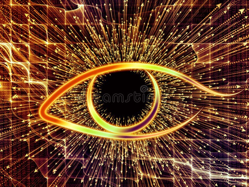 Magic of Visual Information Stock Illustration - Illustration of ...