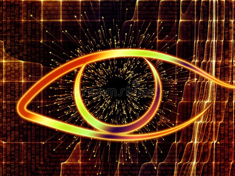 Magic of Visual Information Stock Illustration - Illustration of ...