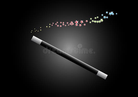 Magic Wand Star Trail Stock Illustrations – 411 Magic Wand Star Trail ...