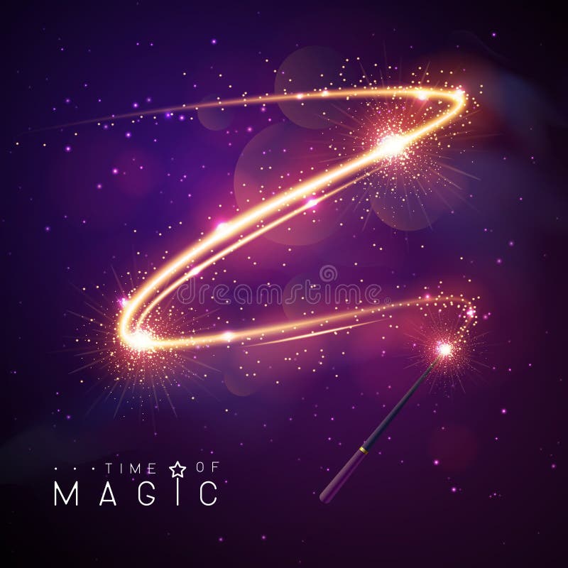 Golden Neon Flash, Explosion of Light with Glitter and Dust on ...