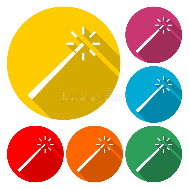 Magic Wand Icon - Illustration Stock Vector - Illustration of luxury ...
