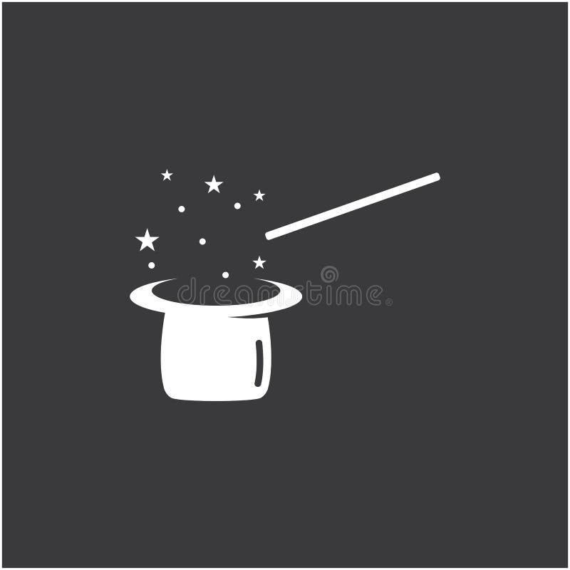 Magic Wand Icon Logo Vector Illustration Design Template Stock Vector ...