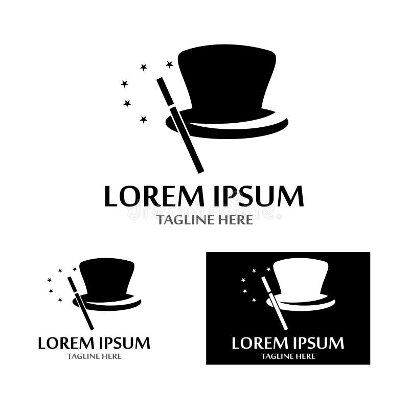 Magic Wand Icon Logo Vector Illustration Design Template Stock Vector ...