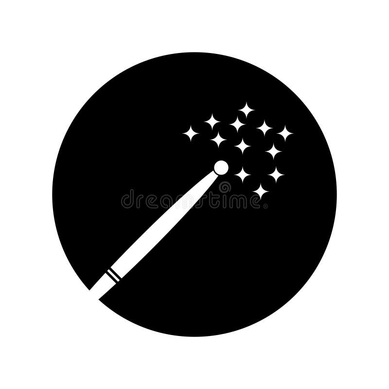Magic wand icon stock vector. Illustration of design - 316787998