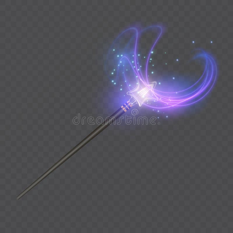 Gold Magic Wand Transparent Background Stock Illustrations – 238 Gold ...