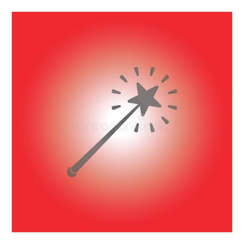 Magic wand logo stock vector. Illustration of fairytale - 193771023