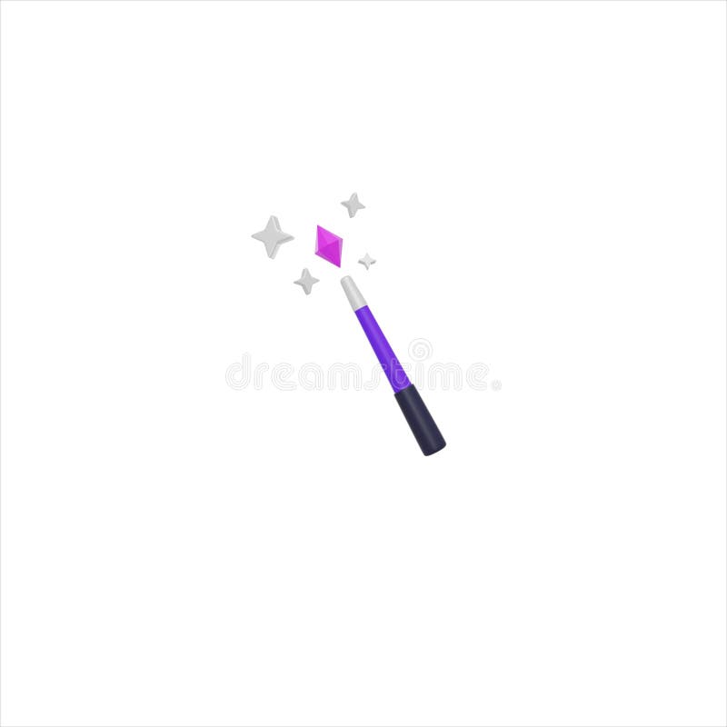 Magic wand tool icon 3D stock illustration. Illustration of icon ... Magic wand tool icon 3D stock illustration. Illustration of icon ...