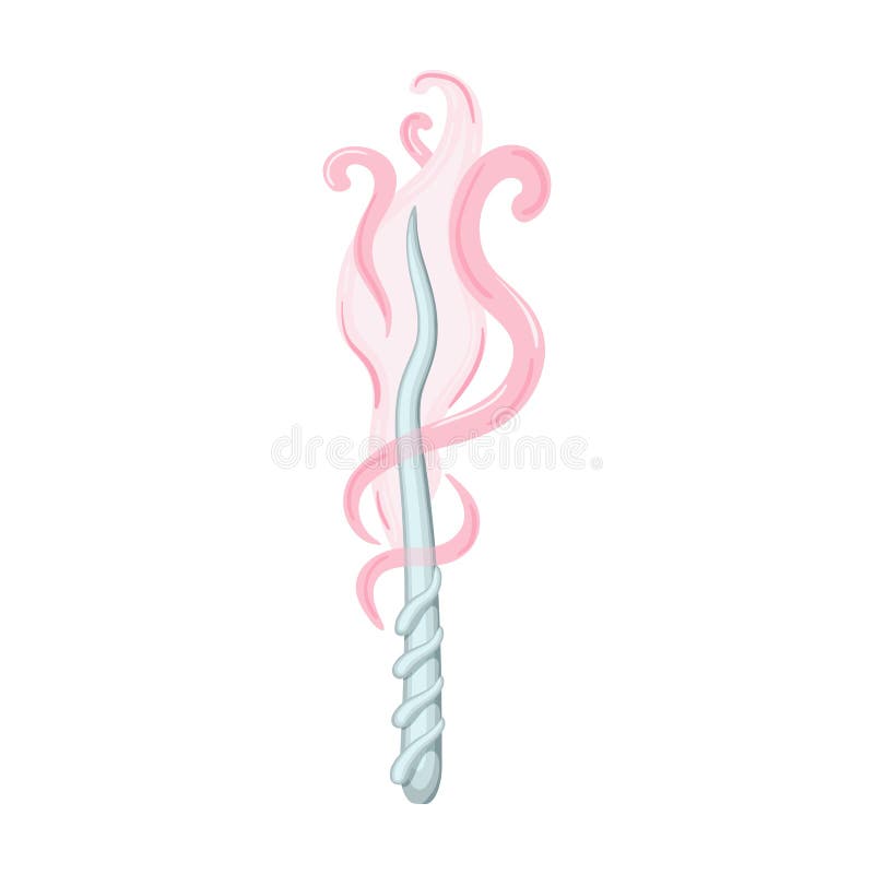 Magic Wand Isolated Cartoon Set Icon. Cartoon Vector Set Icon Wizard ...