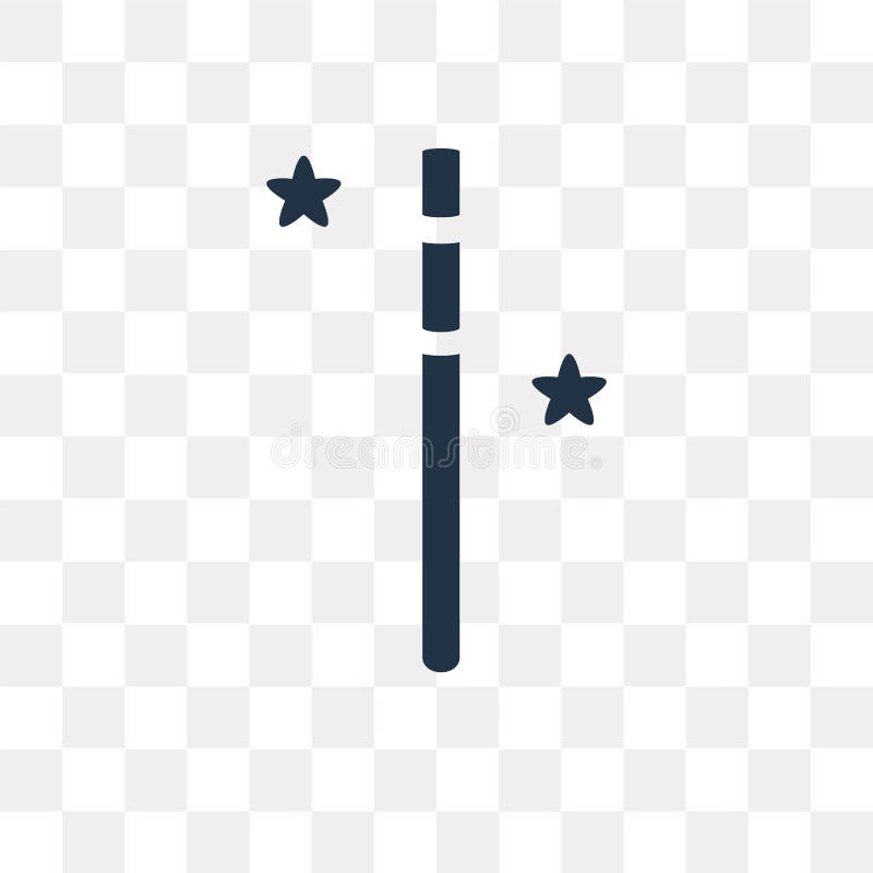 Magic Vector Icon Isolated on Transparent Background, Magic Tra Stock ...