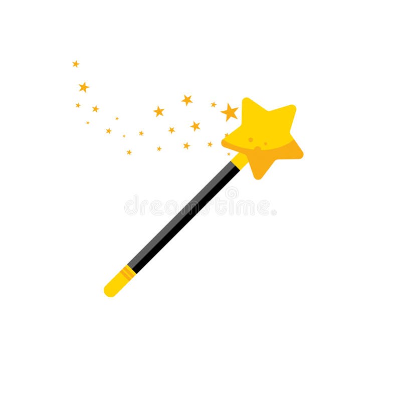 Magic Wand - Vector Illustration Stock Vector - Illustration of ...