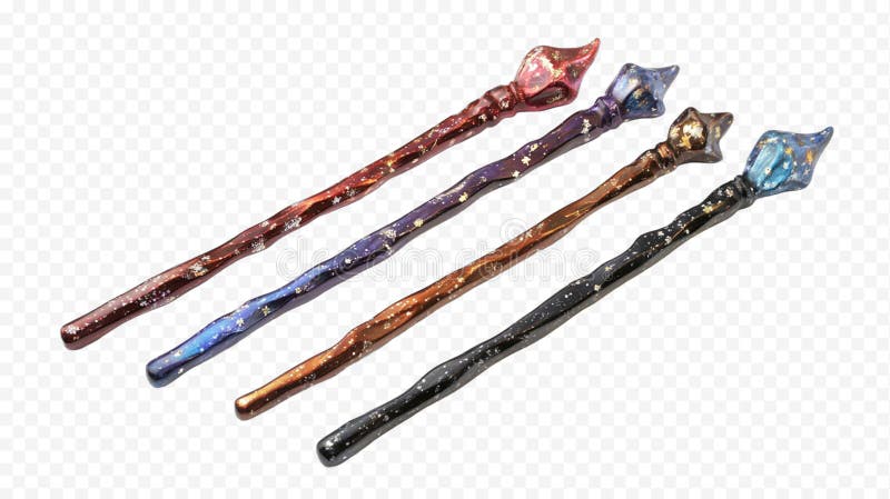 Magic Wands set stock image. Illustration of carnival - 341481979