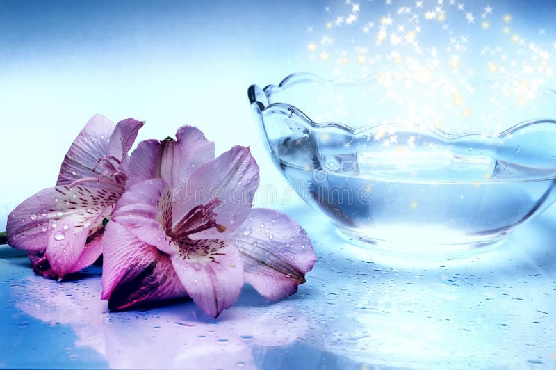 Magic water stock photo. Image of energy, mystical, pink - 14641318