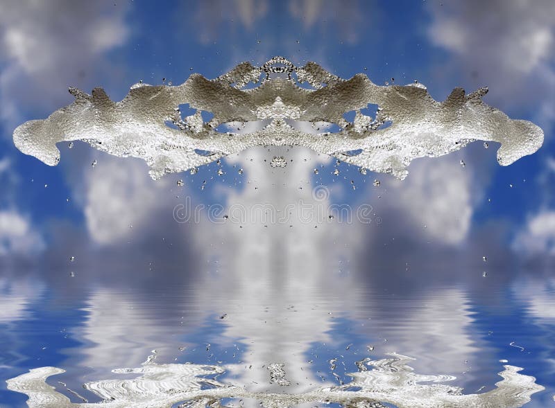 Magic of Water stock illustration. Illustration of liquid - 4356368