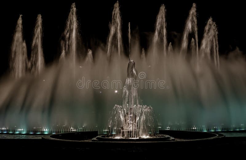 The Magic Water Show stock image. Image of outdoors - 103412663