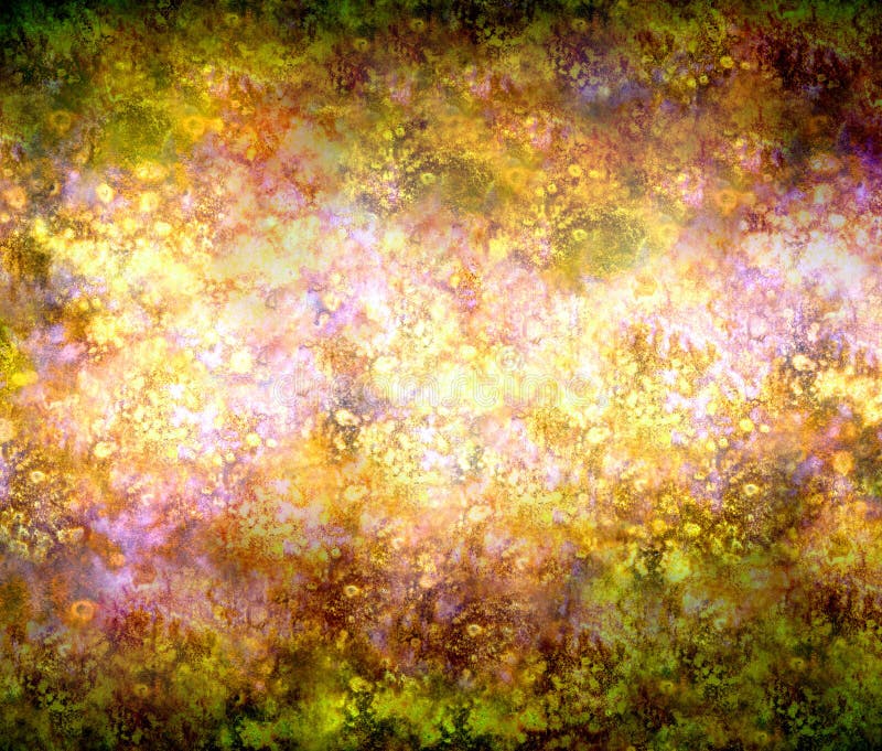 Magic Watercolor Background Hand Drawing. Drawing on Paper, Scanned ...