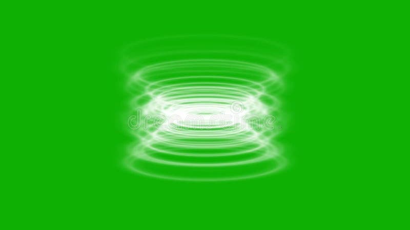Magic Wave Rings Motion Graphics with Green Screen Background Stock ...