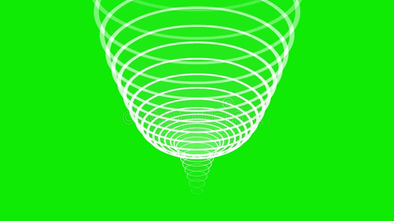 Magic Waves Tunnel Motion Graphics with Green Screen Background Stock ...