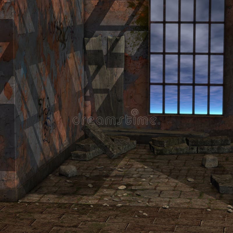 Magic Window In A Fantasy Setting Stock Illustration - Illustration of ...