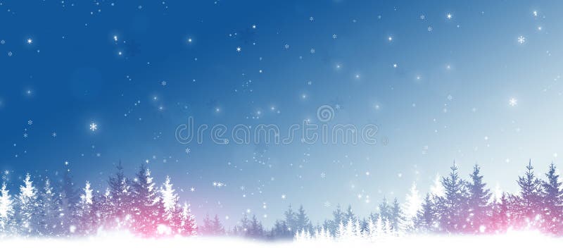 Magic winter forest banner stock photo. Image of tradition - 200297924