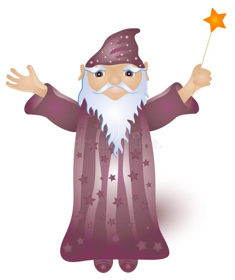Wizard stock vector. Illustration of wizard, vector, halloween - 91339411