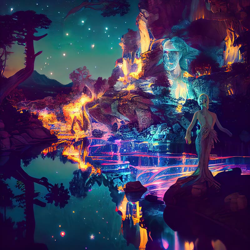 Trippy Paradise Stock Illustrations – 288 Trippy Paradise Stock ...
