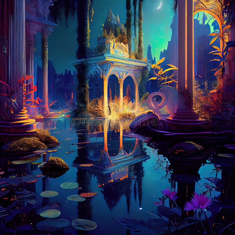 Trippy Paradise Stock Illustrations – 288 Trippy Paradise Stock ...