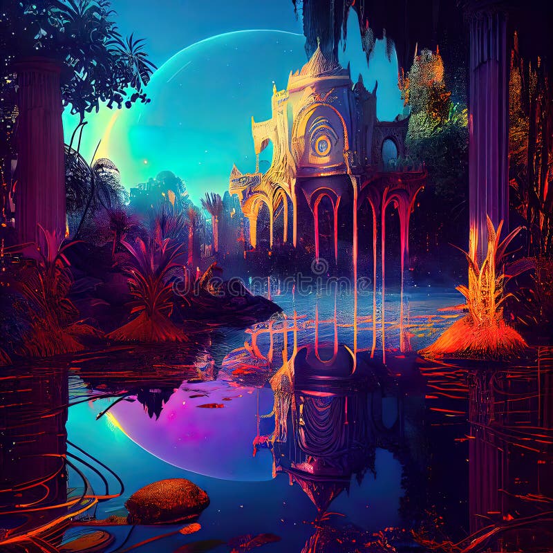 Trippy Paradise Stock Illustrations – 288 Trippy Paradise Stock ...