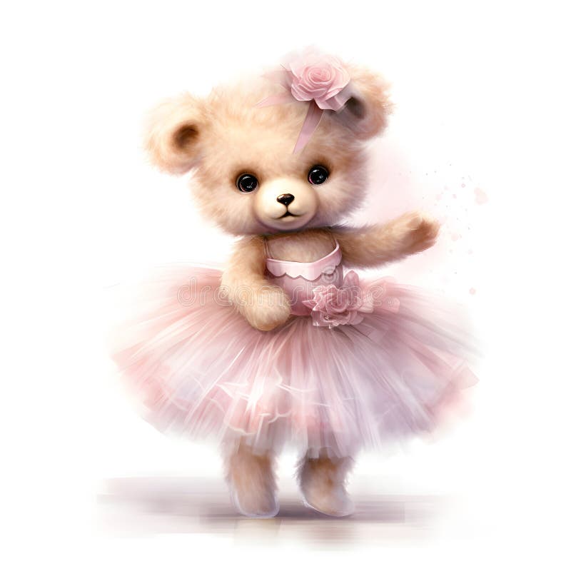 Magical bear tutu fantasy stock illustration. Illustration of elements ...