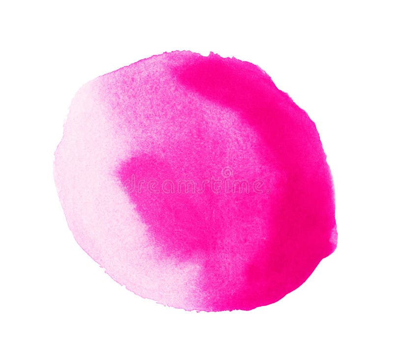 Blob of Pink Watercolor stock illustration. Illustration of element ...