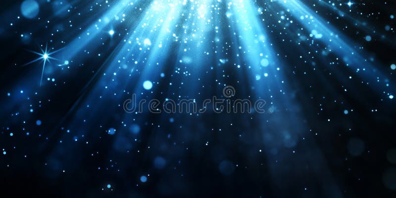 Magical Blue Light Rays Background, Glowing High Quality Image Stock ...