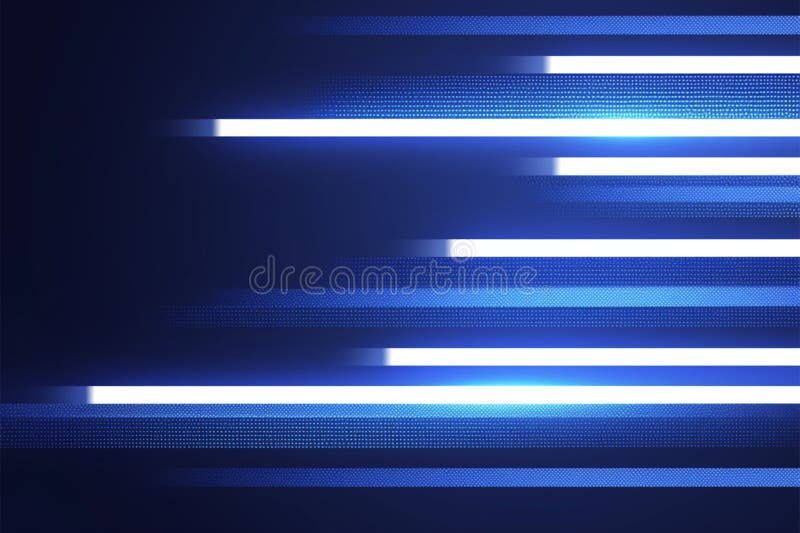 Magical Blue Stripes and Lines Form a Futuristic Hi Tech Background ...