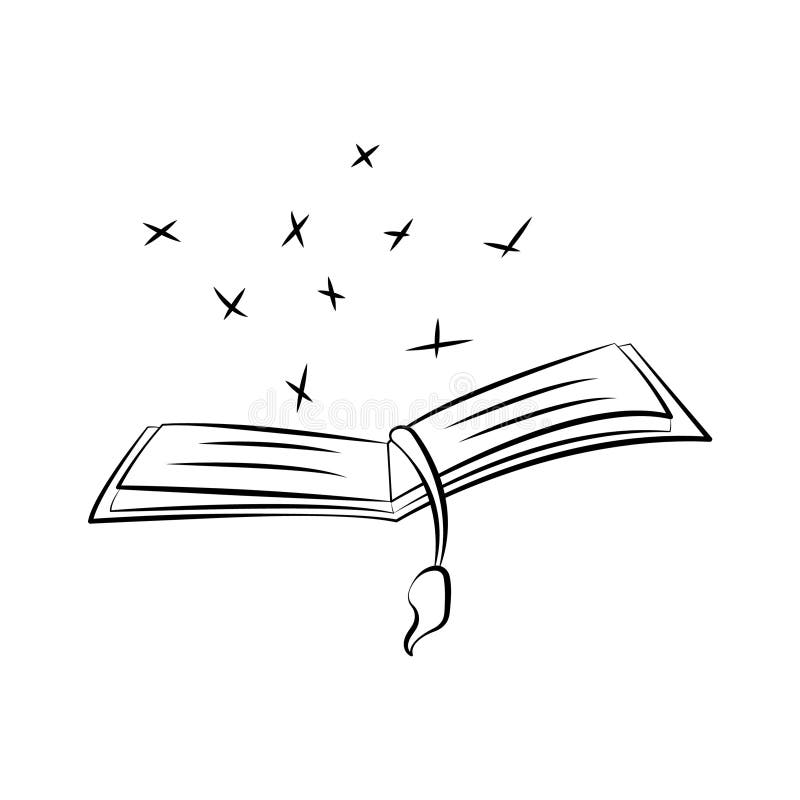 Magical Opened Book Vector Stock Illustrations – 88 Magical Opened Book ...