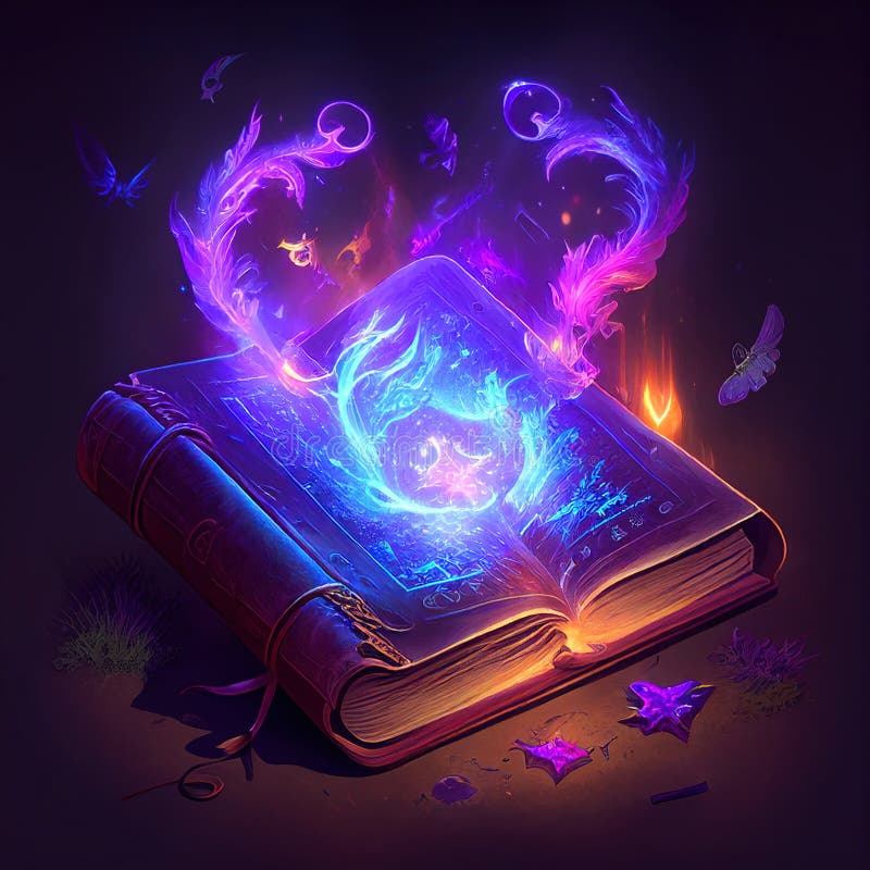 Magical Book Witch Book Purple Power Outage from the Magic Spell Book ...
