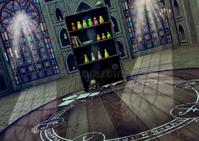 Magical Bookshelf or Bookcase with Houses, Trees, Books and Flags ...