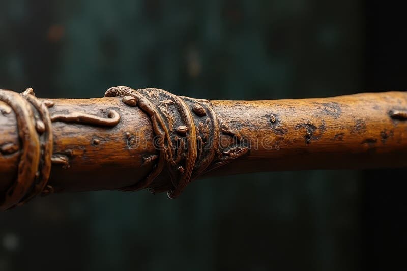 Magical Broomstick Detail stock illustration. Illustration of texture ...