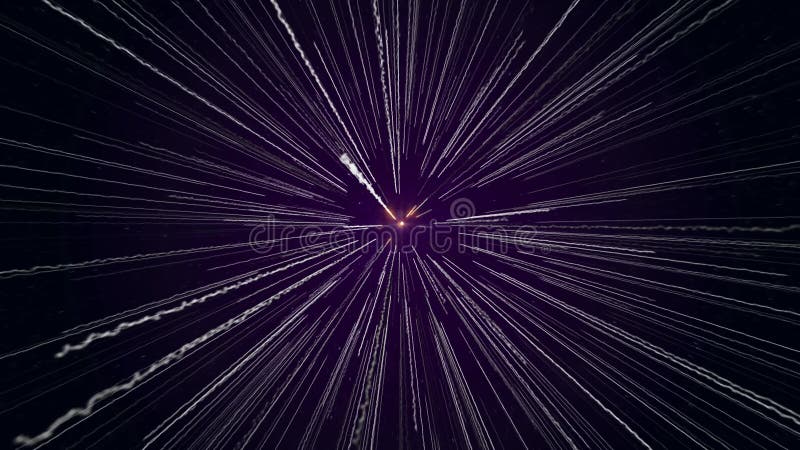 Magical CG Animation with Light Rays Stock Video - Video of animation ...