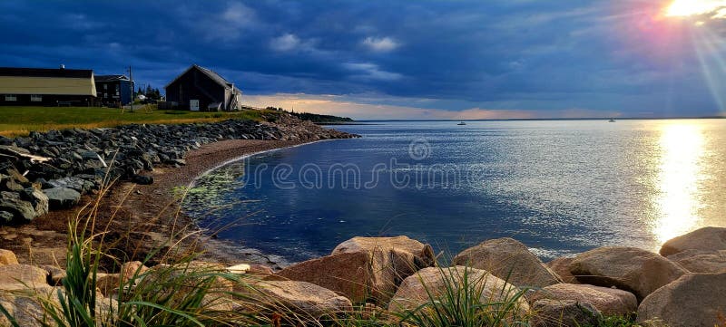 Magical coast view stock photo. Image of nature, cloud - 269353524