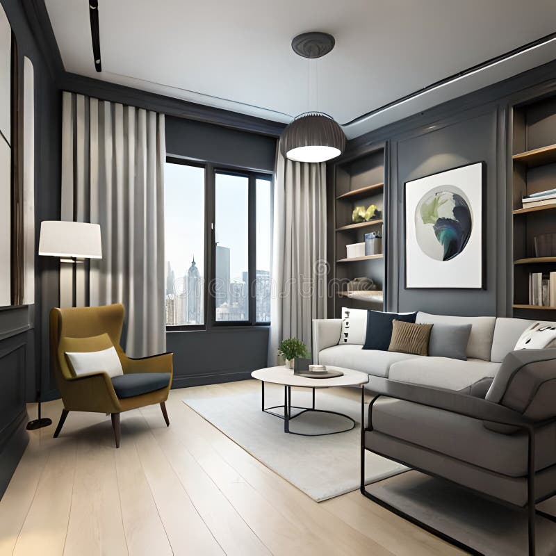 Beautiful 3d Rendering of Modern House Picture is AI-generated ...