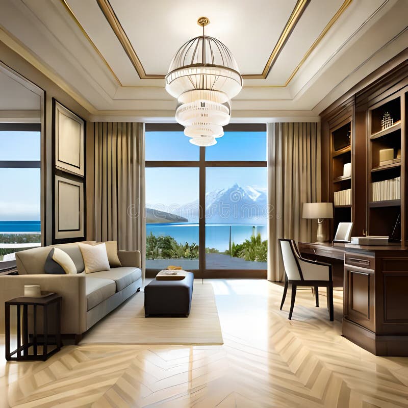 Beautiful 3d Rendering of Modern House Picture is AI-generated ...