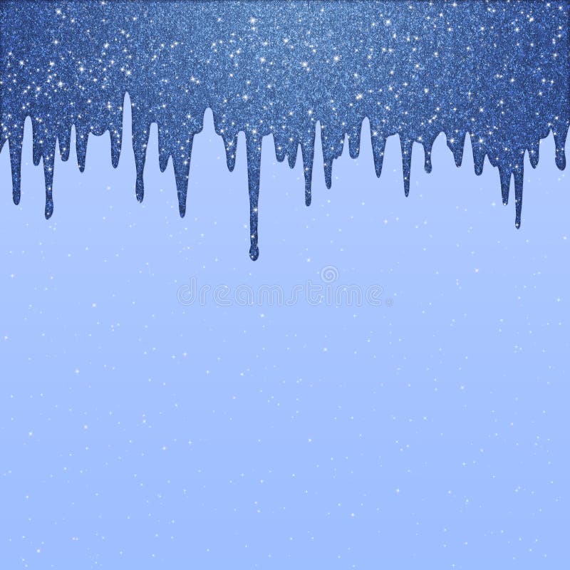 Dripping Glitter Paint on Light Gradient Glitter Background Stock ...
