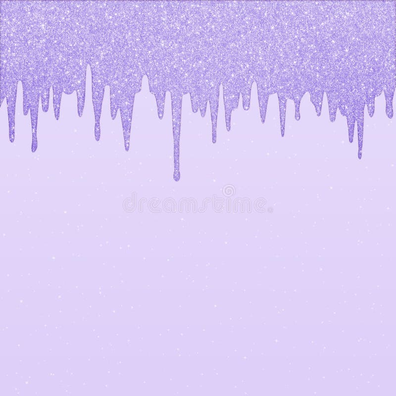 Pastel Colored Dripping Glitter Paint on Light Gradient Glitter ...