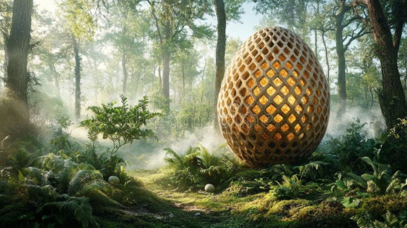 Enchanted Easter Egg Hunt Springtime Fantasy Forest Stock Photos - Free ...