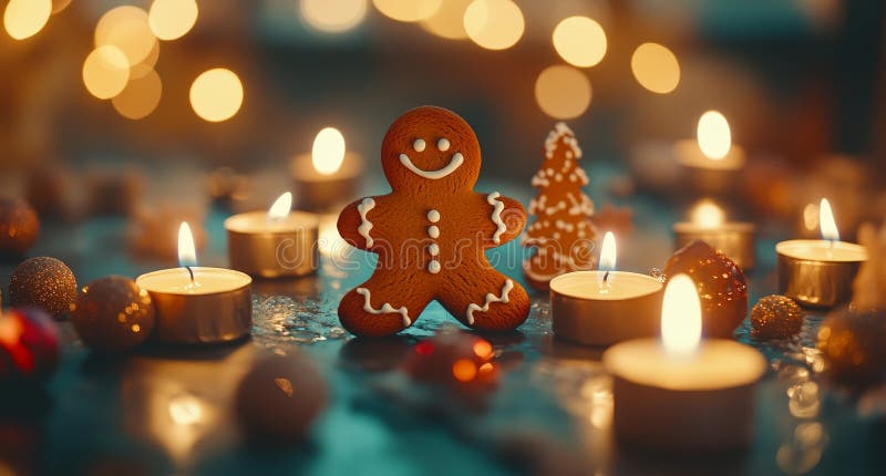 Magical Elements and Candle-based Predictions Adorn the Table Stock ...